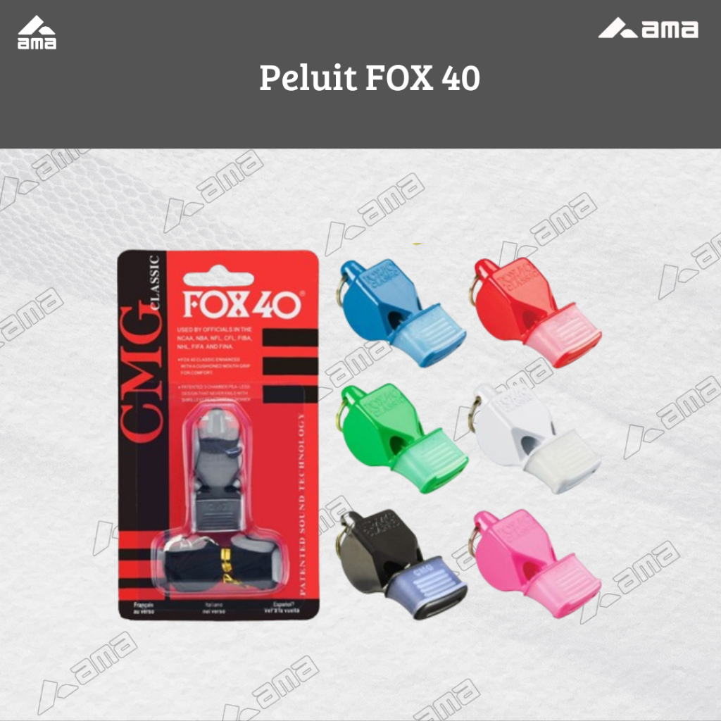 Jual Peluit Wasit FOX 40 / Peluit Olahraga + Tali Berkualitas | Shopee ...