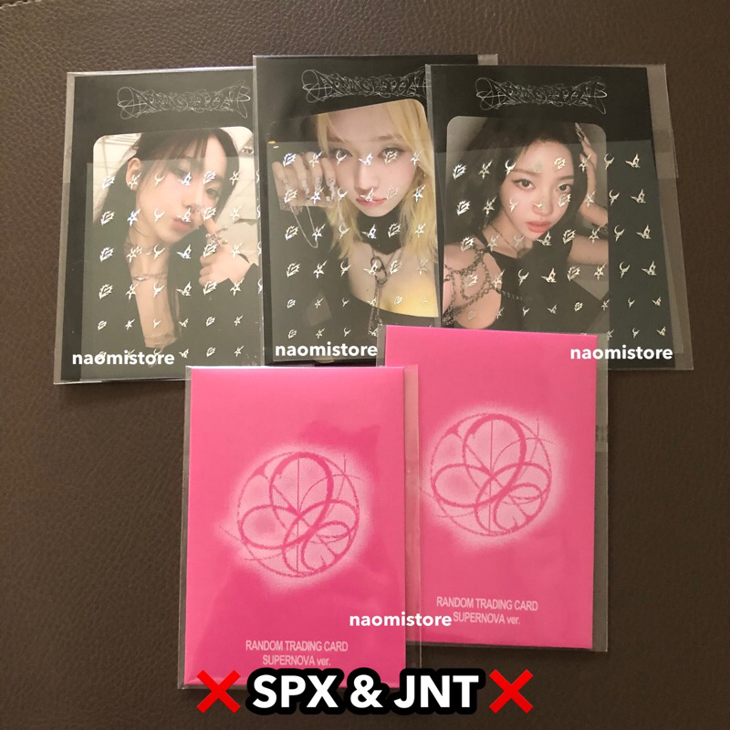 Jual aespa armageddon offcial md nail sticker set karina winter ningning, trading card sealed pc ...