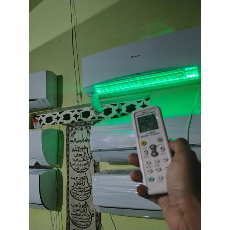 Jual kipas AC VERSI LED HIJAU.PANASONIC.ukuran 1,2,3,4 PK. | Shopee ...