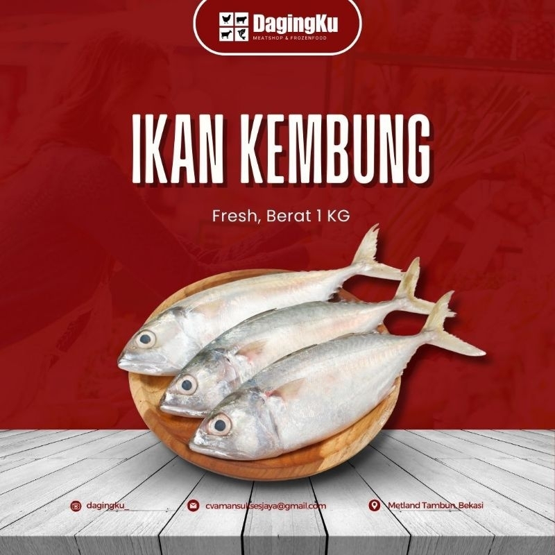 Jual ikan kembung banjar fresh frozen 1kg/premium fresh termurah ...