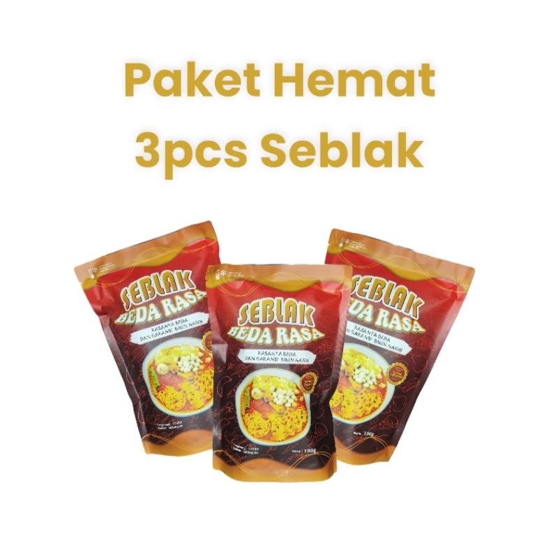 Jual Seblak Bedarasa Snack Instan Rempah Autentik Paket Hemat 3pcs ...