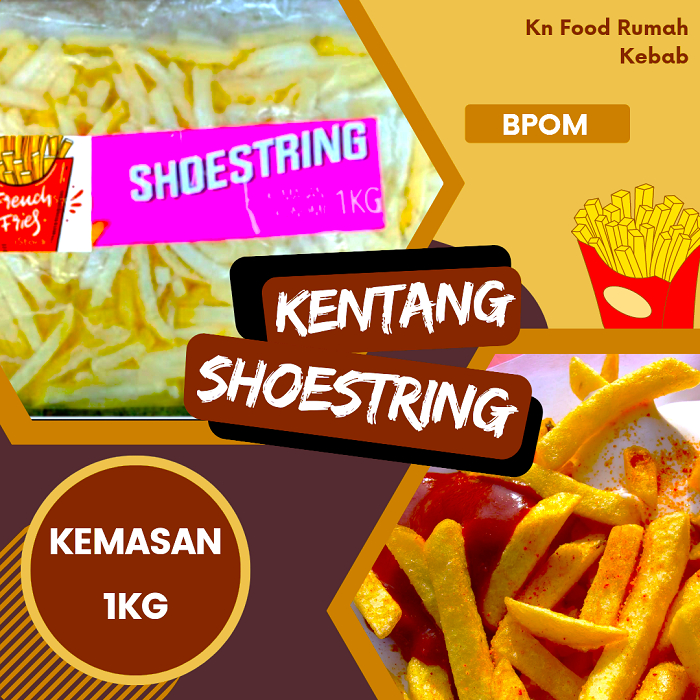 Jual Kentang Goreng Barts shoestring 1kg french fries Beku KK | Shopee ...