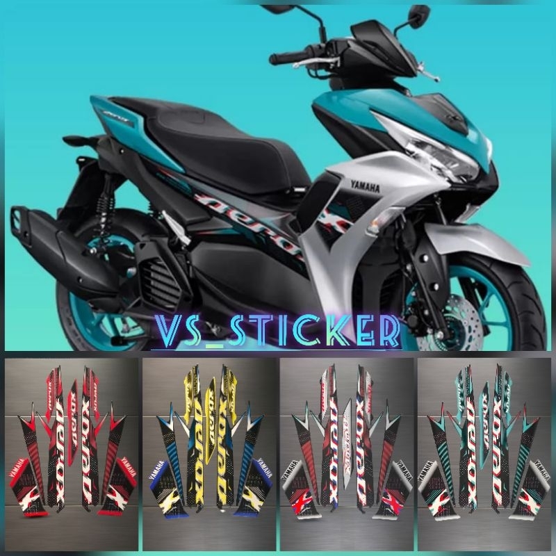 Jual STRIPING LIST STANDART MOTOR YAMAHA AEROX CYBER CITY 2023 2024 ...