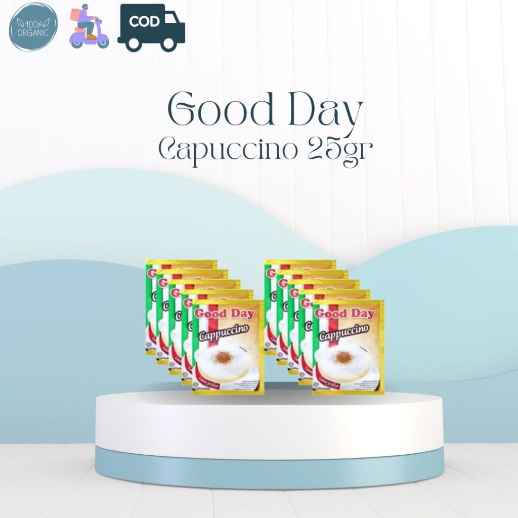 Jual Good Day Cappucino 1 Renteng Isi 10 Sachet X 25 Gram | Shopee ...