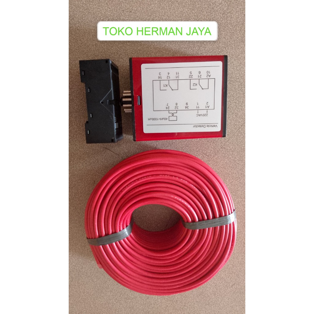 Jual paket kabel sensor loop detector + VLD 220 v ( PANJANG 50 METER ...