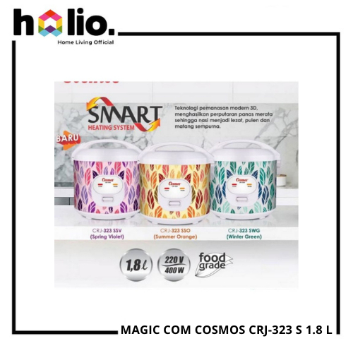 Jual Rice Cooker Magic Com Cosmos CRJ-323 S / CRJ-323S / CRJ 323 S SSO ...
