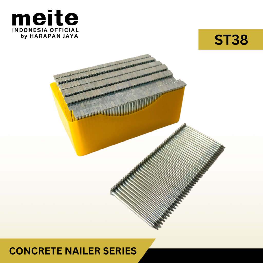 Jual Meite ST38 38mm Isi Paku Tembak Beton Tembok Concrete Nail 38 mm | Shopee Indonesia