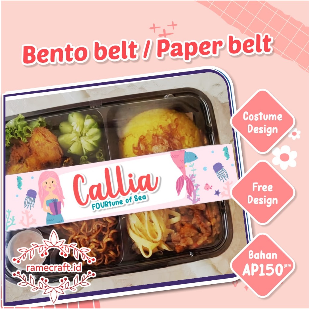 Jual PAPER BELT/ BENTO BELT CUSTOM/ SOUVENIR LUCU/ SOUVENIR CUSTOM ...