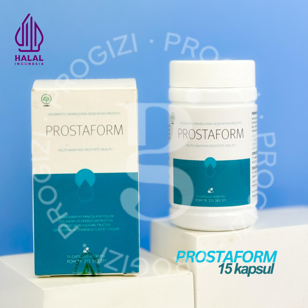 Jual PROGIZI Prostaform Herbal Prostat Original 15 Kapsul | Shopee ...