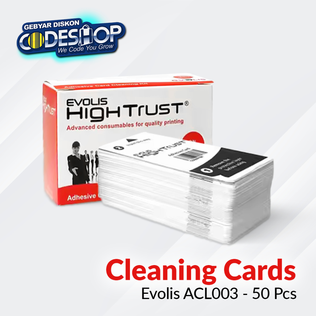 Jual Cleaning Cards ACL003 Evolis Zenius Primacy 308 318 ID Card ...