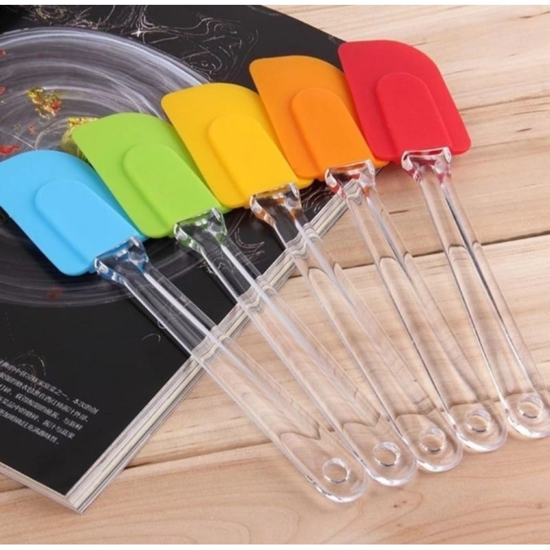 Jual ( PALING MURAH ) SPATULA SILICON / SENDOK ADONAN KUE / POLESAN ...