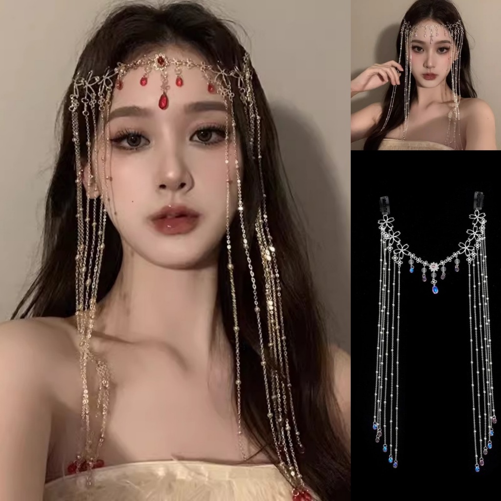 Jual GETNOIVAS Delicate Crystal Fashion Hanfu Headwear Cina Kuno Indah ...