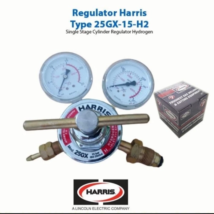 Jual Regulator Hydrogen 25GX-15-H2 HARRIS Regulator Hidrogen 15bar ...
