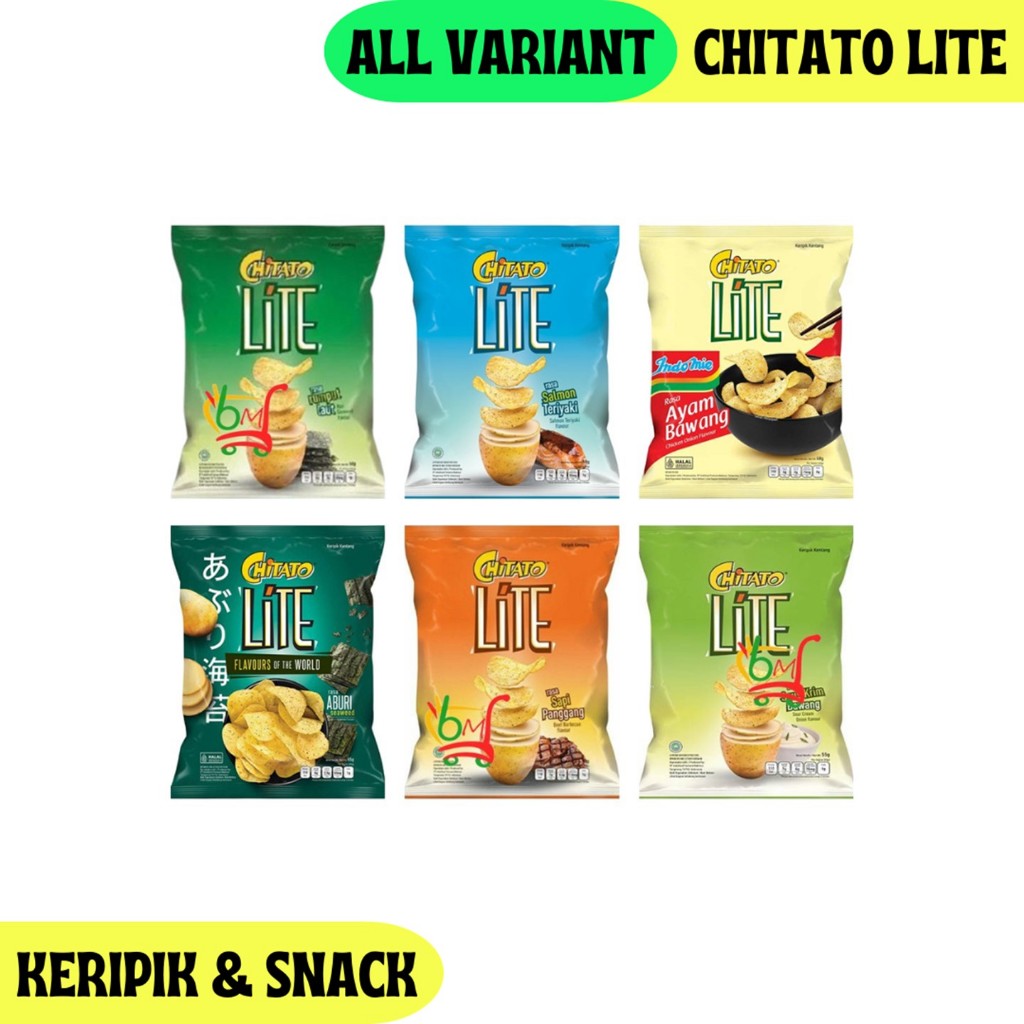 Jual Chitato Lite Potongan Tipis Renyah dan Gurih All Variant | Shopee Indonesia