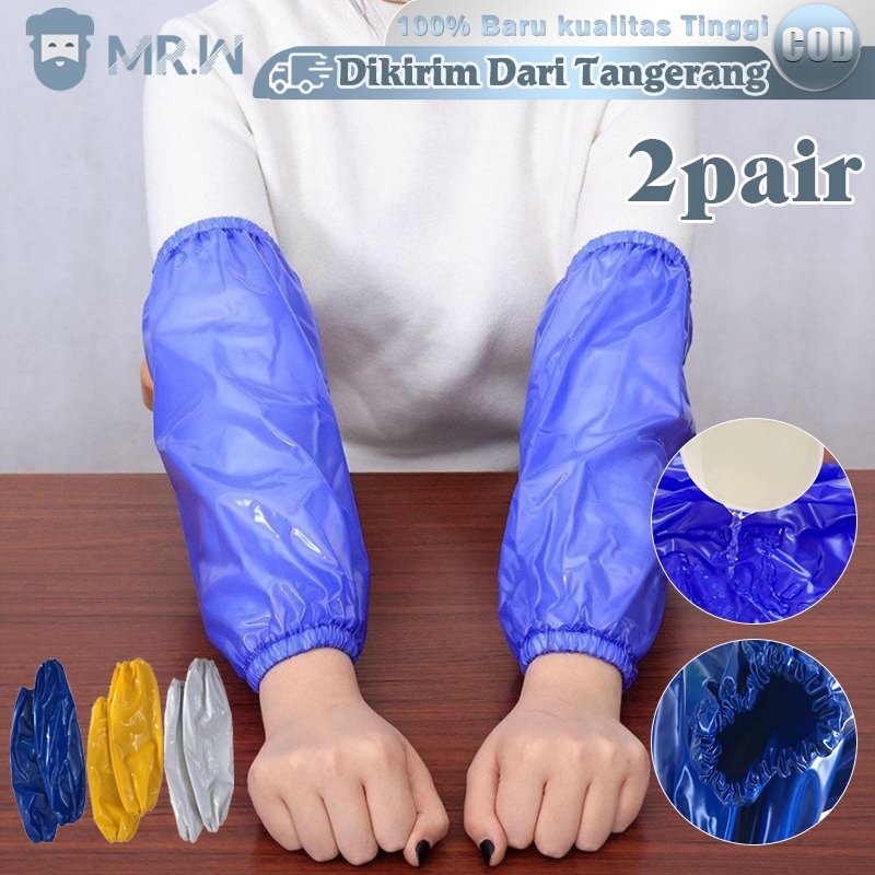 Jual Celemek Pelindung Lengan 2pair Apron Lengan Panjang Anti Air ...