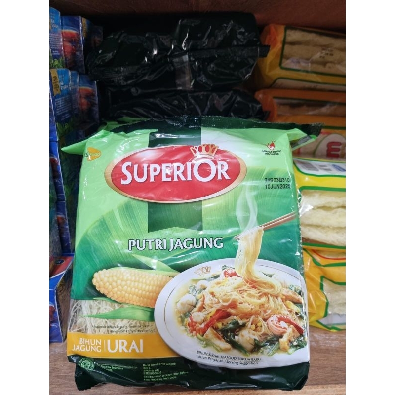 Jual BIHUN SUPERIOR HIJAU JAGUNG 335g | Shopee Indonesia