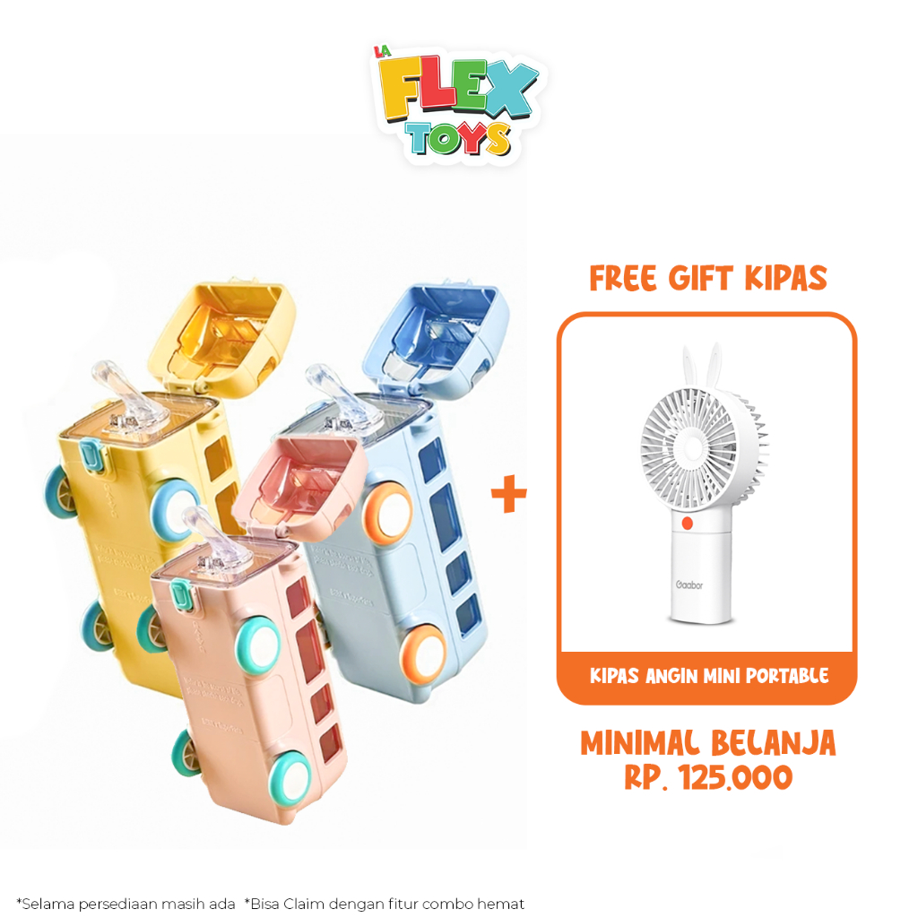 Jual Botol Minum Anak Kereta - Botol Minum Anak Bpa Free - Botol Minum ...