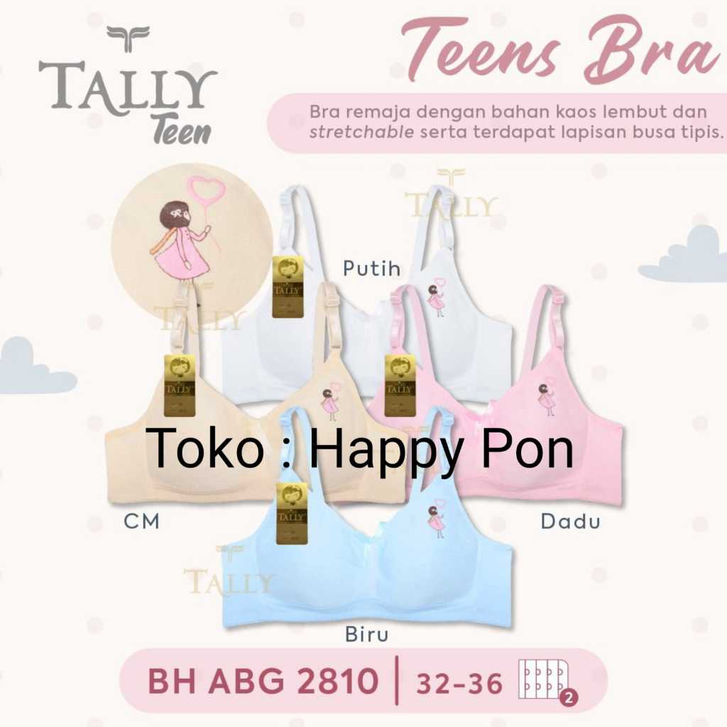 Jual Tally 2810 Bra BH Remaja ABG busa tipis tanpa kawat | Shopee Indonesia