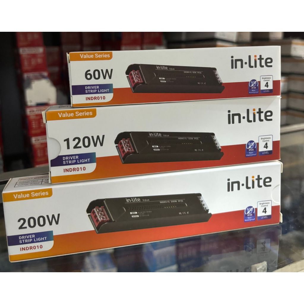Jual INDR010 INLITE LED POWER SUPPLY PSU 12VDC IN LITE LED DRIVER FLEXI ...