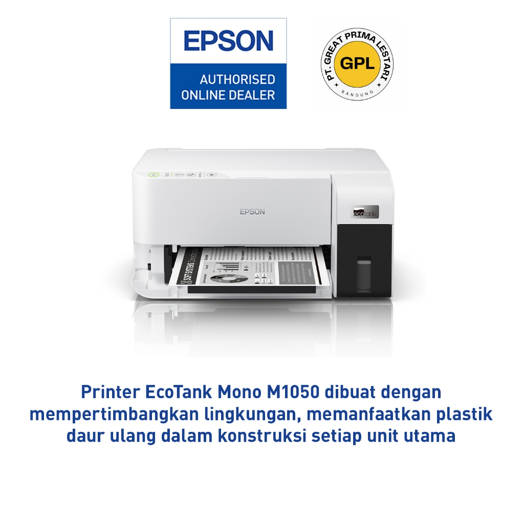 Jual Printer Epson M1050 M 1050 M-1050 Monochrome Print Wifi Wireless - Pengganti Epson M100 ...