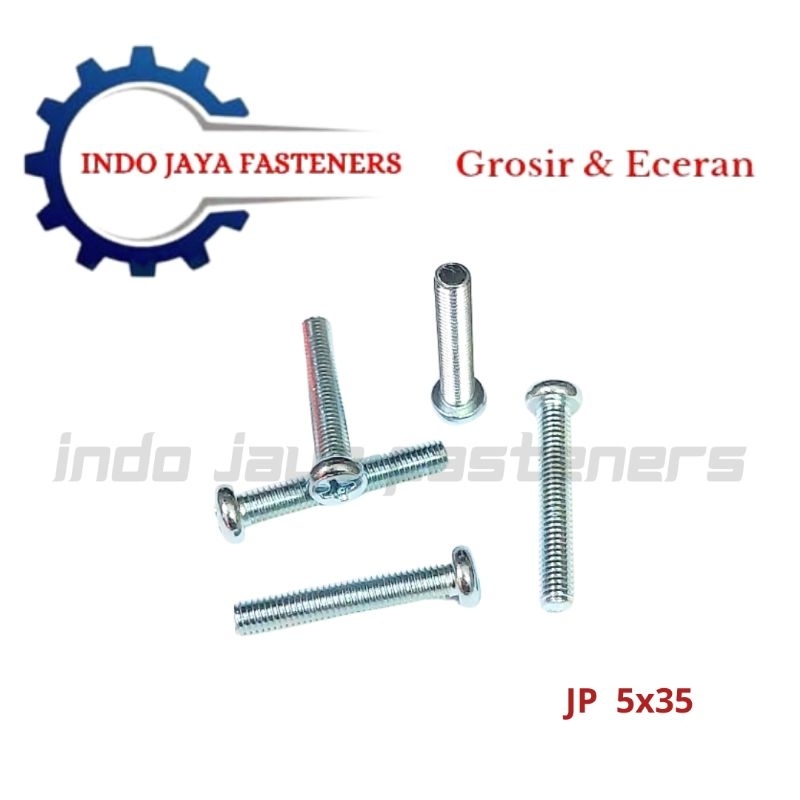 Jual Baut JP M 5 x 35 Baut Philip M5 x 35mm | Shopee Indonesia