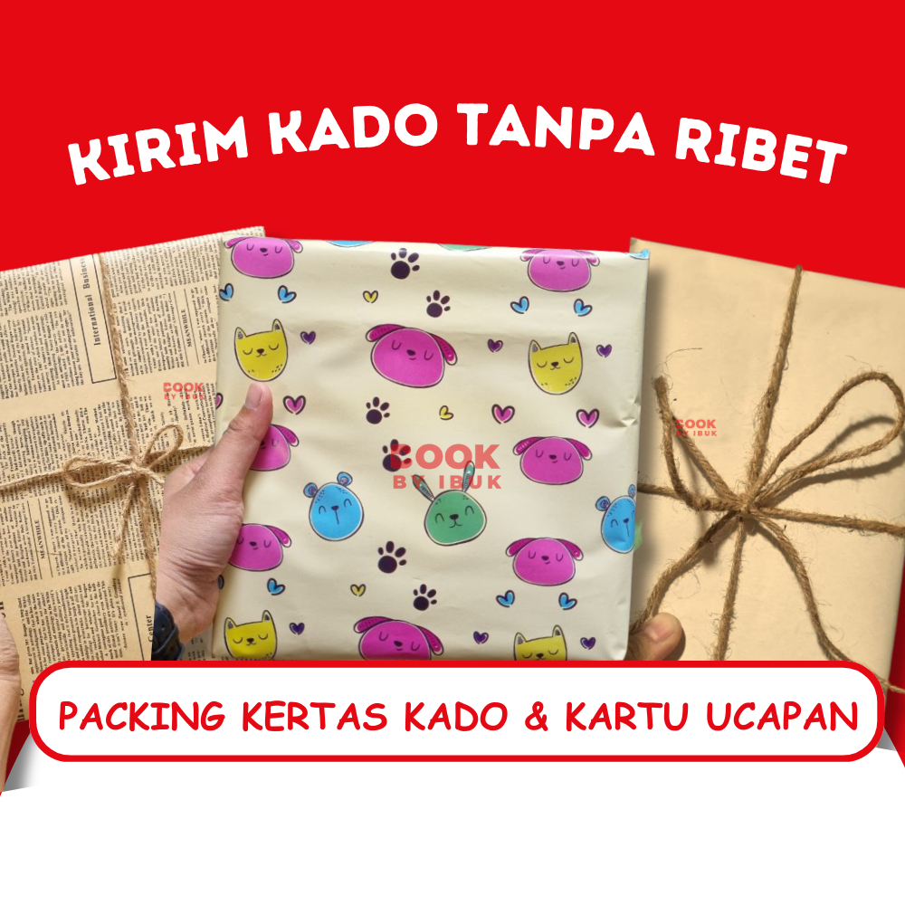 Jual PACKING KADO, Kertas Kado SIDU, Kertas Kado Vintage, Kartu Ucapan ...