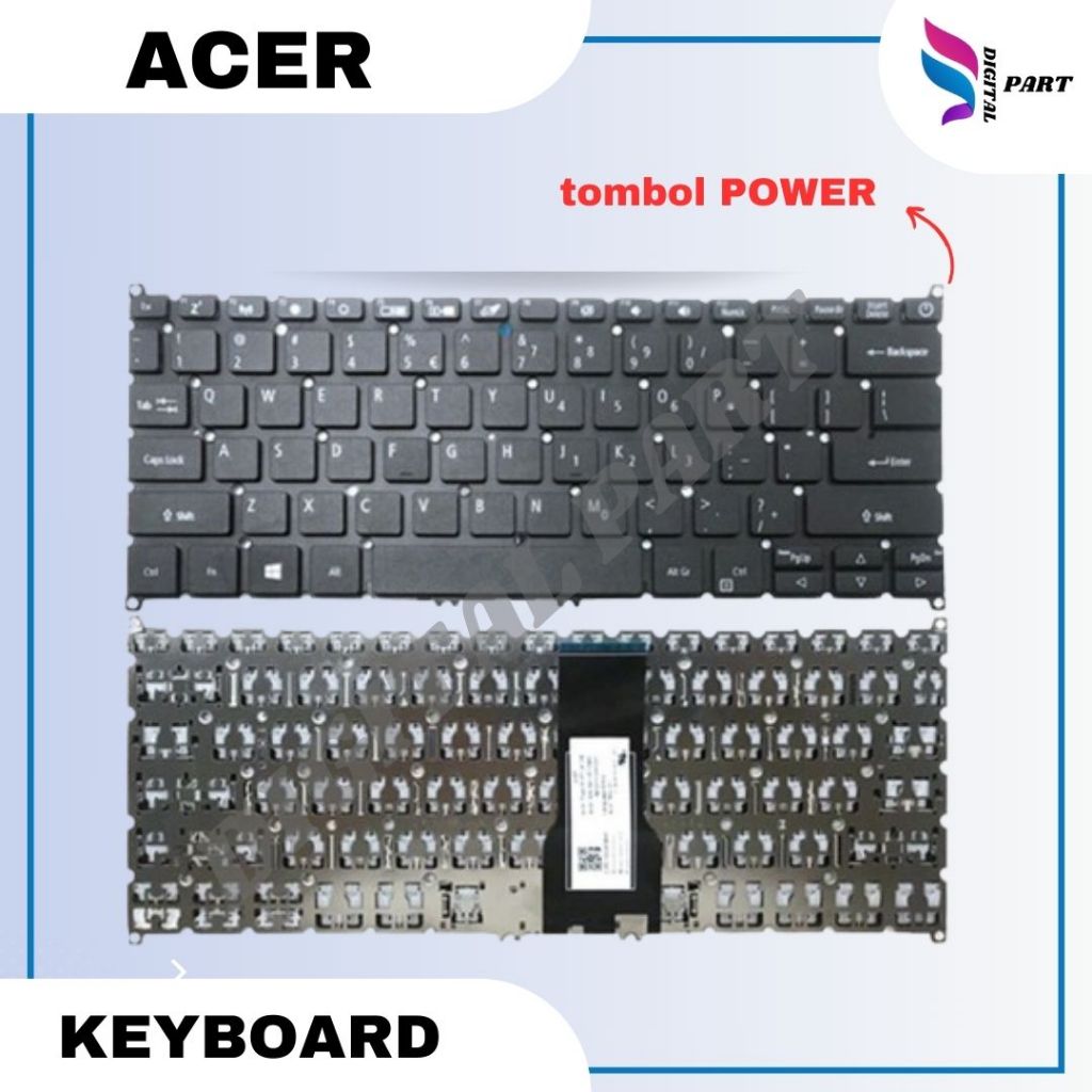 Jual Keyboard Laptop Acer Swift 3 SF314-41 SF314-54 SF314-54G n17w7 ...