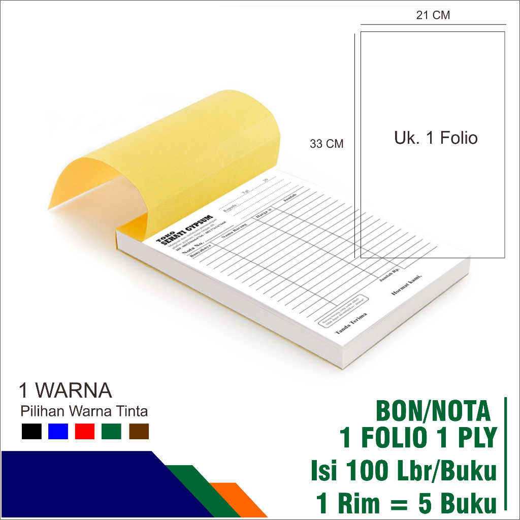 Jual Cetak Nota/faktur/bon | Shopee Indonesia