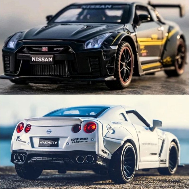 Jual KODE K26X Diecast Mobil Nissan GTR R35 Recing Skala 132 Miniatur Mobil Mobilan Nissan GTR5 ...