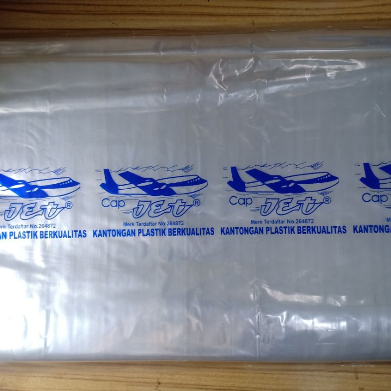 Jual Plastik PP Roll Cap Jet Panjang 100 m Tebal 0.02 mm Lebar 26-30 cm ...