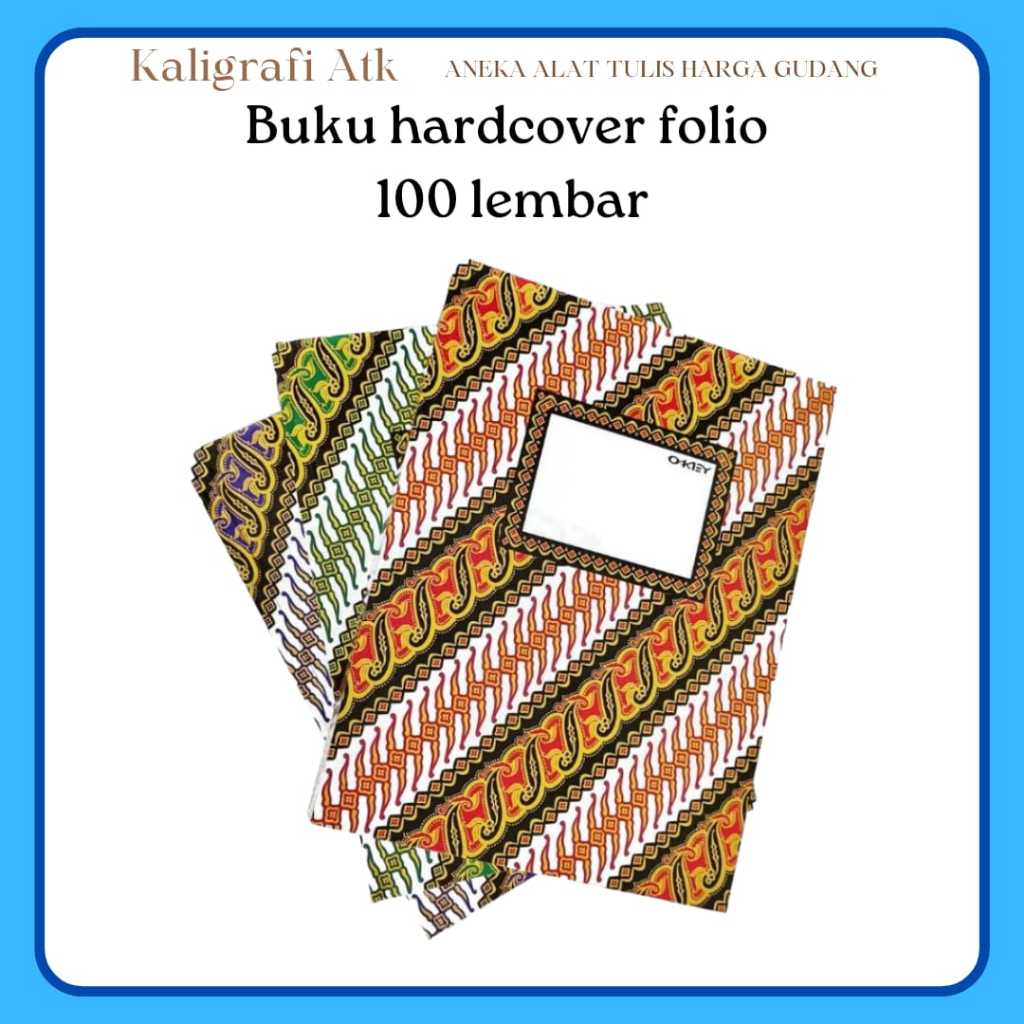 Jual Buku tulis hardcover folio 50 lembar 100 lembar 200 lembar ...