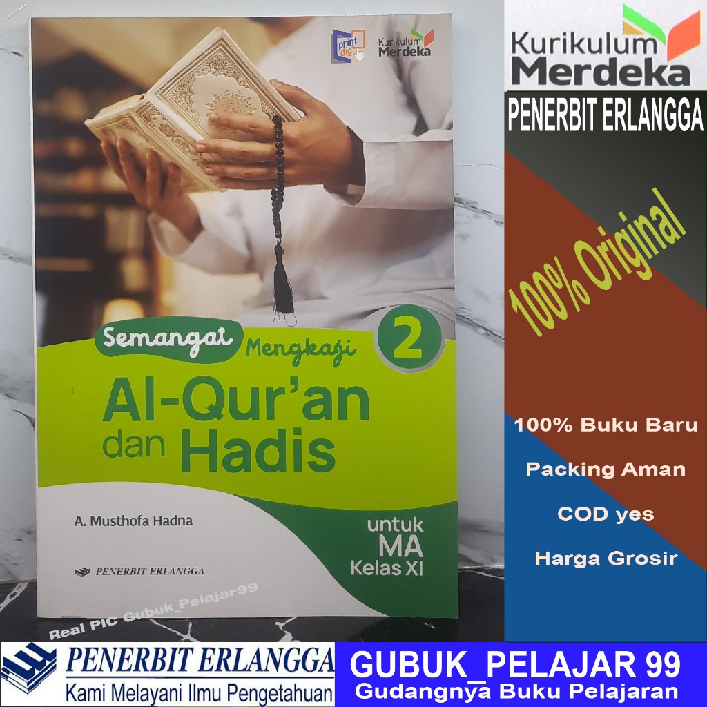 Jual Semangat Mengkaji AL-QUR'AN dan HADIS Kelas 11/XI MA Kurikulum Merdeka Original Penerbit ...