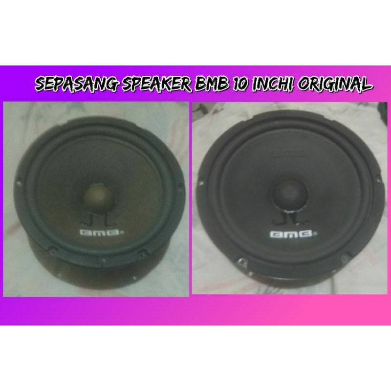 Jual Sepasang speaker BMB 10 inchi Japan 450 watt | Shopee Indonesia