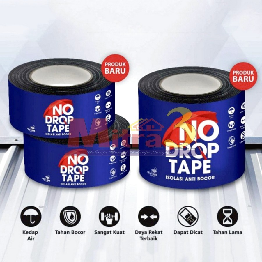 Jual NO DROP TAPE Isolasi Anti Bocor / Lakban Plester Lem Penambal ...