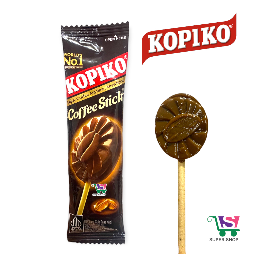 Jual Kopiko Coffee Stick Permen Loli Lollipop 7 Gram SATUAN | Shopee ...