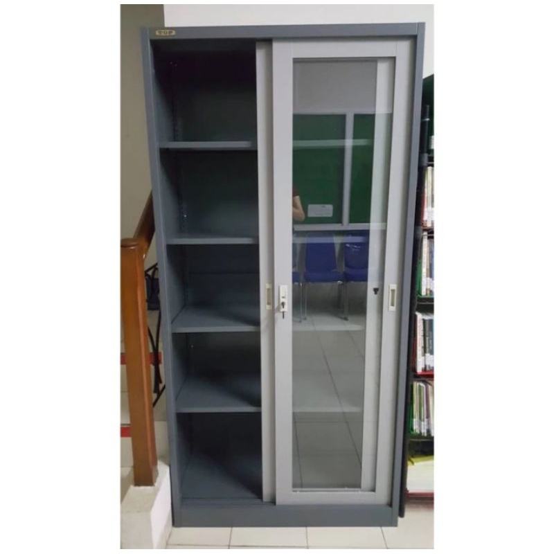 Jual Lemari arsip besi sliding kaca Top CBLTN by Datascrip | Shopee ...