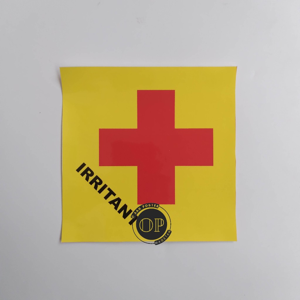 Jual Stiker Irritant - Stiker Limbah K3 - Stiker Simbol Hazard | Shopee ...