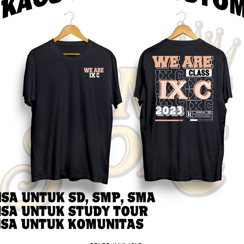 Jual KP8 Kaos Kelas Custom Bebas Ganti Foto dan Tulisan | Shopee Indonesia