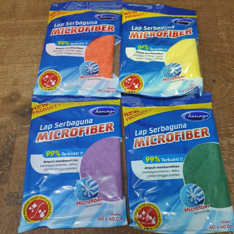 Jual Lab Honaga microfiber 40x40 cm premium | Shopee Indonesia