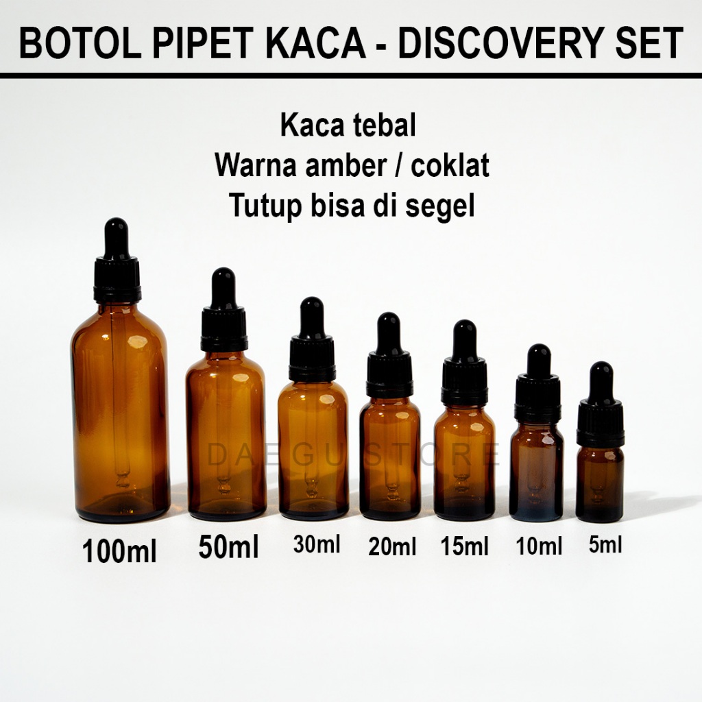 Jual Botol Pipet Kaca Amber Coklat Tebal - Dropper Tetes Bisa Segel ...