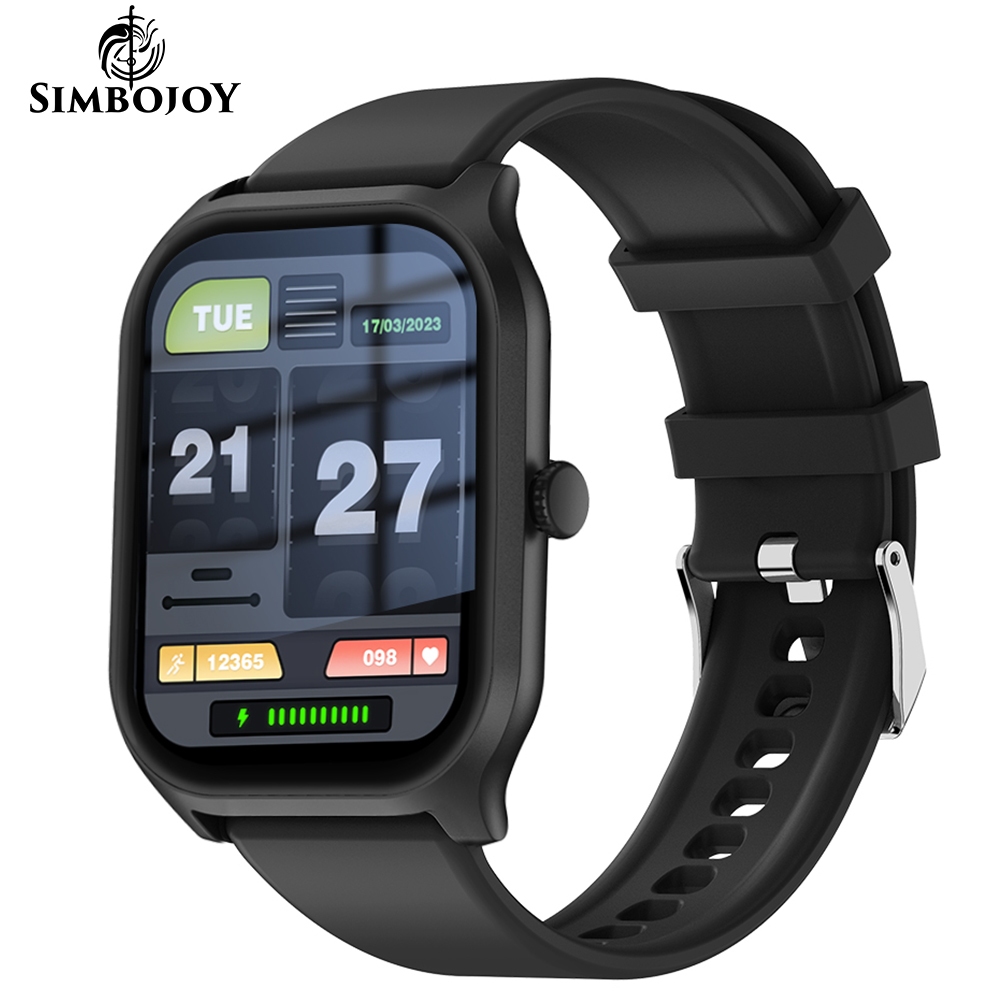 Jual Simbojoy Smartwatch 2.01-inch Curved IPS Screen Bluetooth Call ...