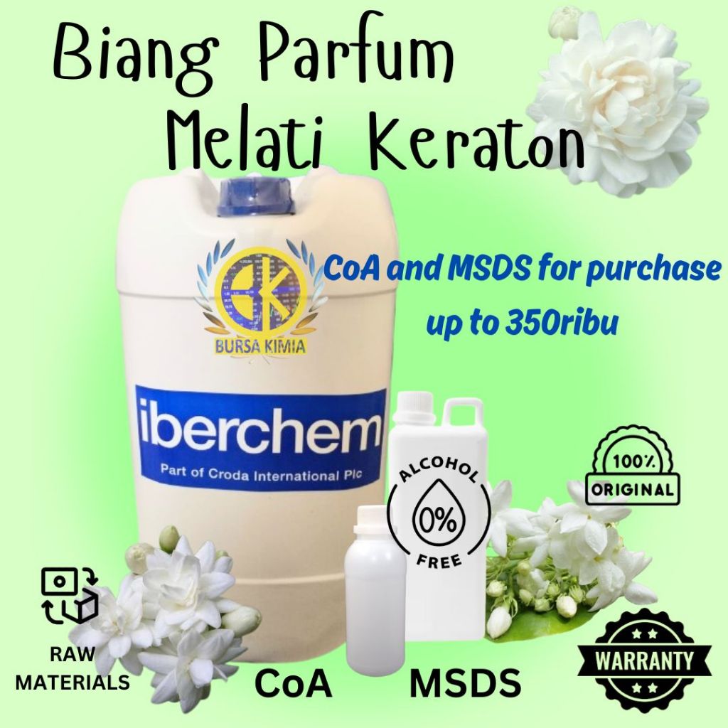 Jual Biang Parfum Melati Keraton Iberchem 100gr Biang Parfum Aroma ...