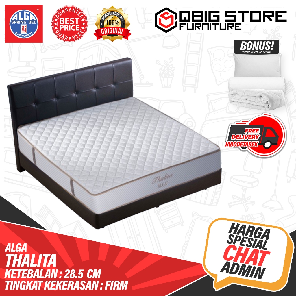 Jual Kasur Springbed ALGA Thalita Matras Spring bed | Shopee Indonesia