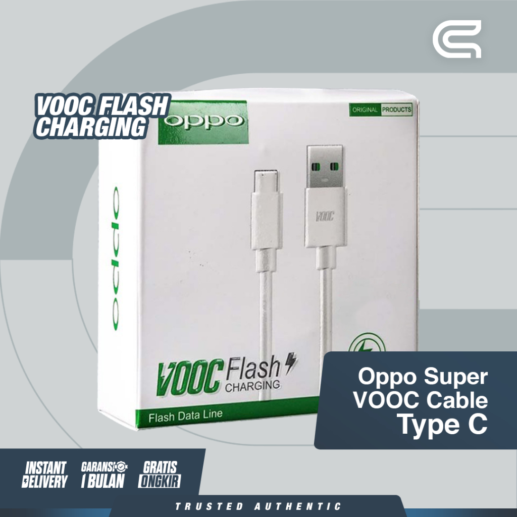 Jual KABEL CHARGER OPPO SUPER VOOC TYPE C - OPPO SUPER VOOC TYPE C ...