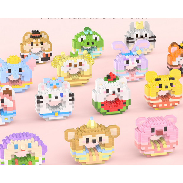 Jual DONUT BRICKS BRICK NANO BLOCK BLOCKS BLOK MAINAN EDUKASI MINI ...