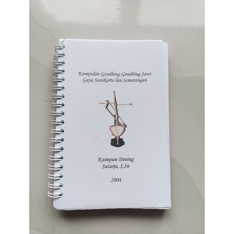 Jual BUKU NOTASI GENDHING // Kumpulan notasi gendhing jawi | Shopee ...