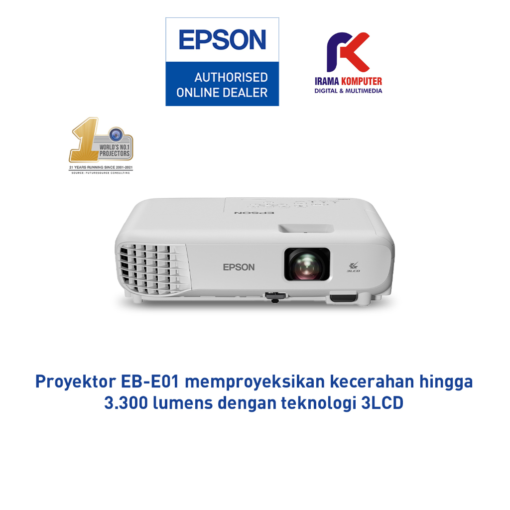 Jual PROYEKTOR EPSON EB - E01 | Shopee Indonesia