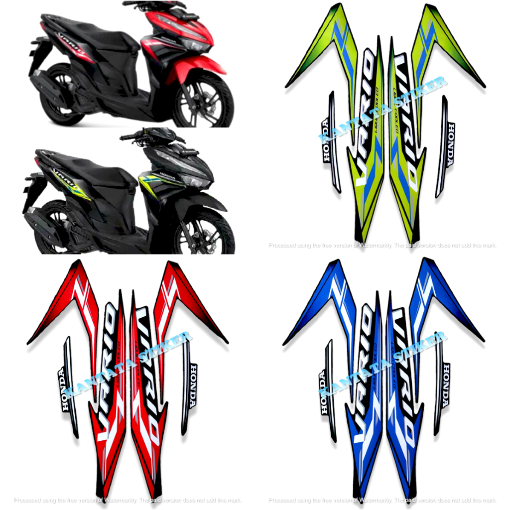 Jual STIKER STRIPING LIS LES BODY MOTOR HONDA VARIO 125 2024 VARIASI ...