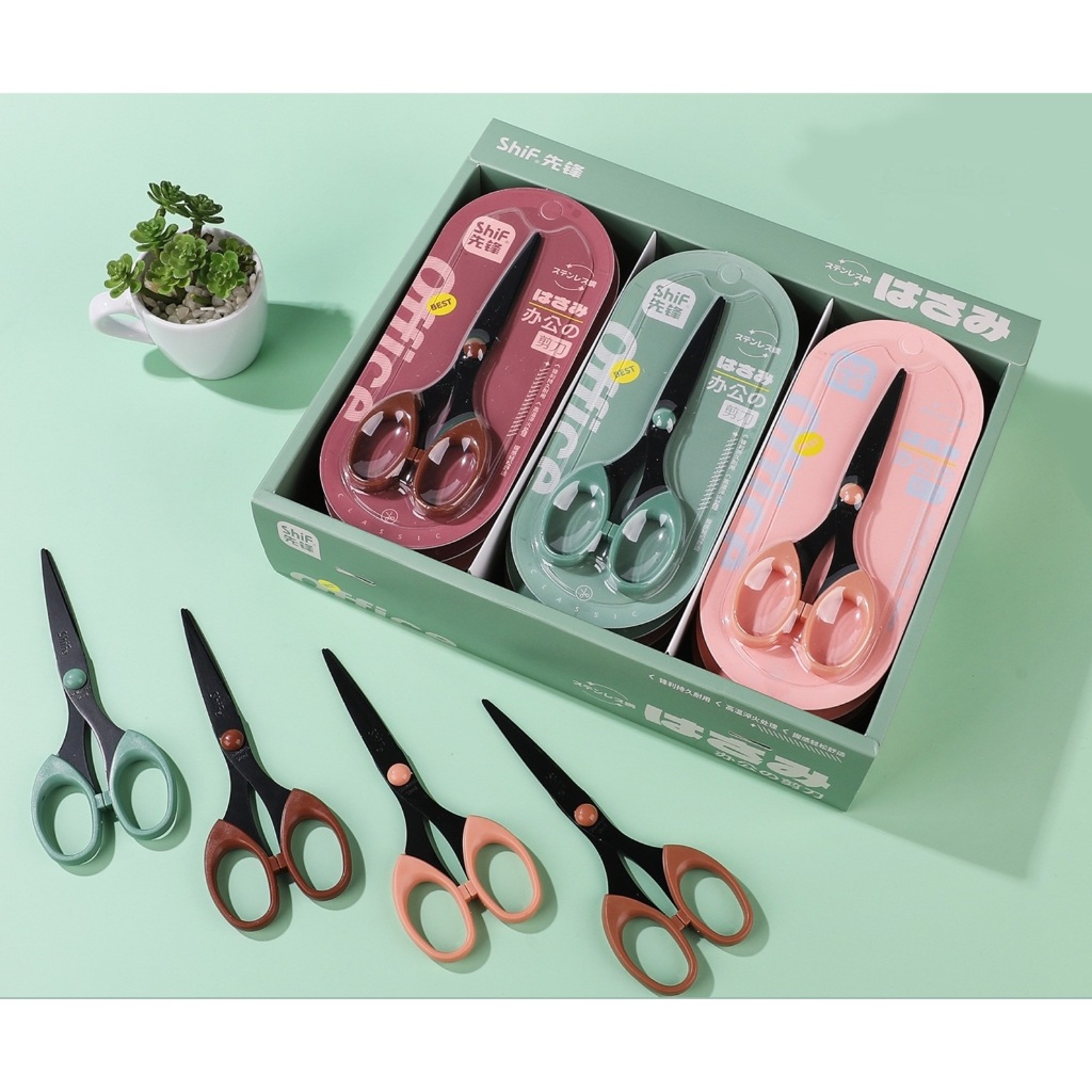 Jual gunting hitam anti karat/craft scissors 1249 6,5" (warna dikirim ...