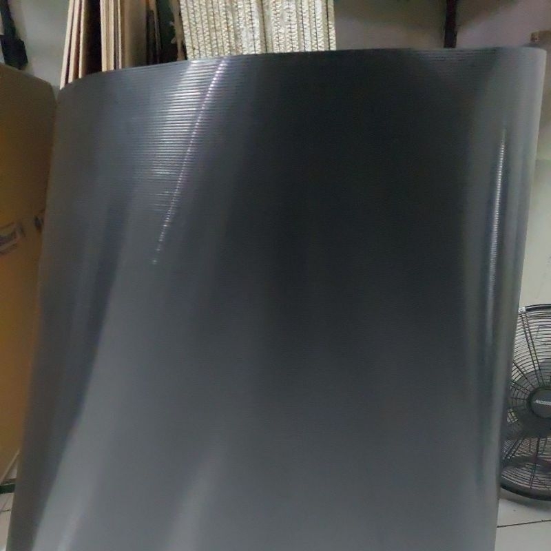 Jual Fiber Pagar Salur Lurus Hitam Super Tebal Per Meter | Shopee Indonesia